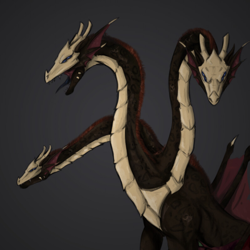 ArtStation - Giraffe-Dragon