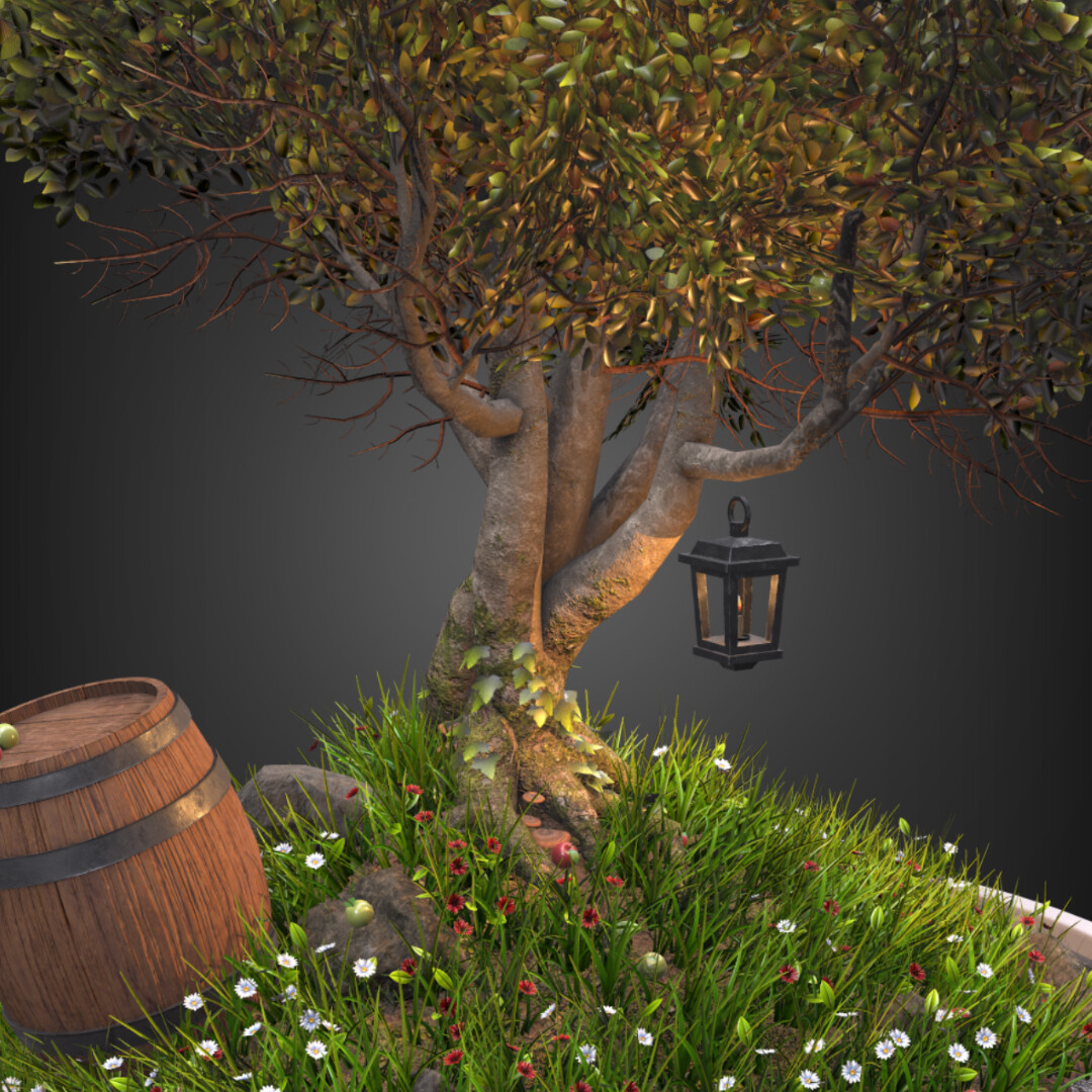 ArtStation - Apple Tree