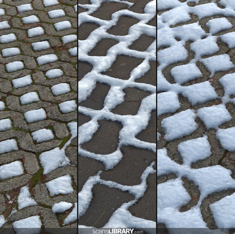 ArtStation - Snowy Tiles