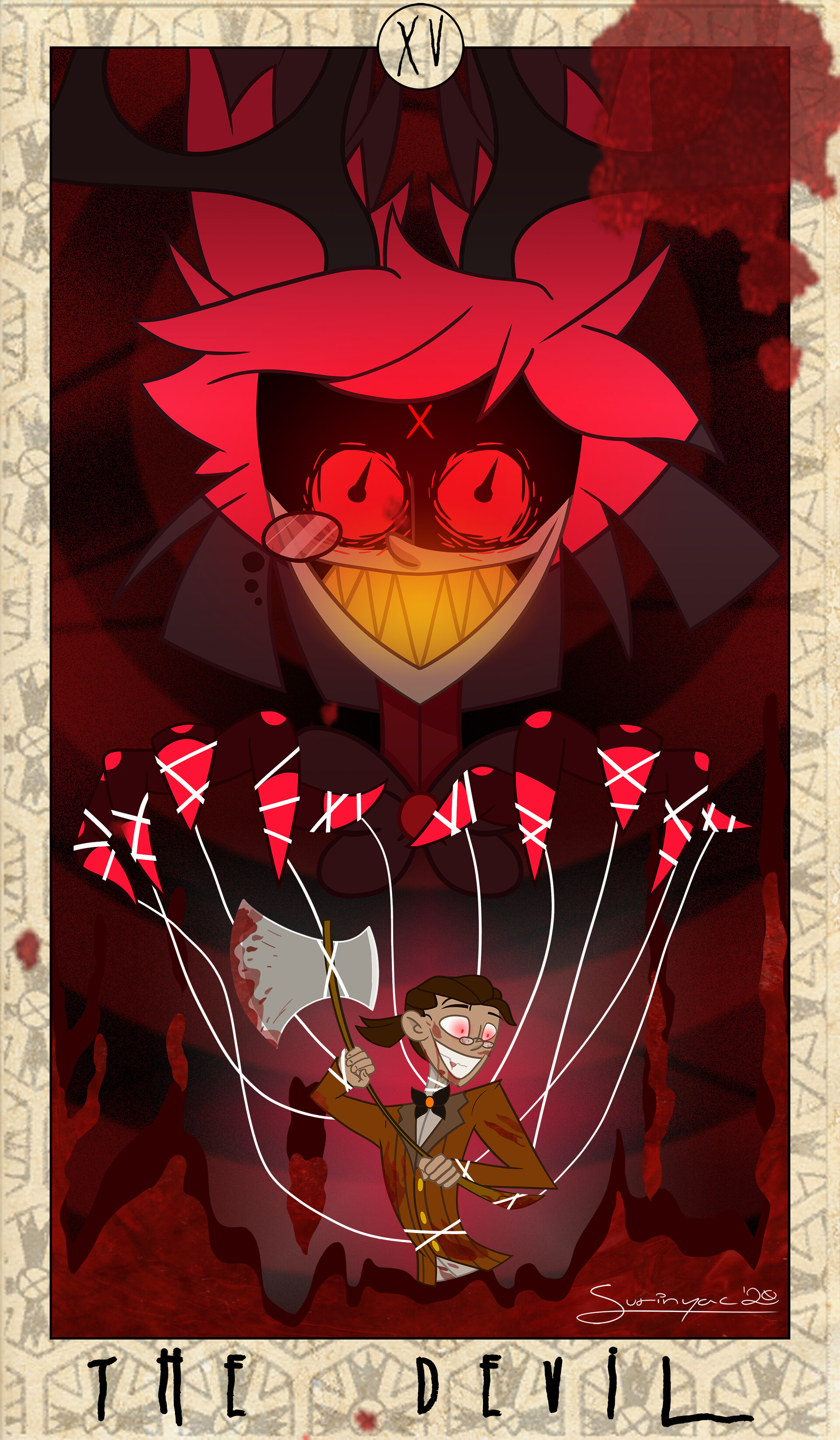 ArtStation - Tarot Card n. XV 'THE DEVIL.'