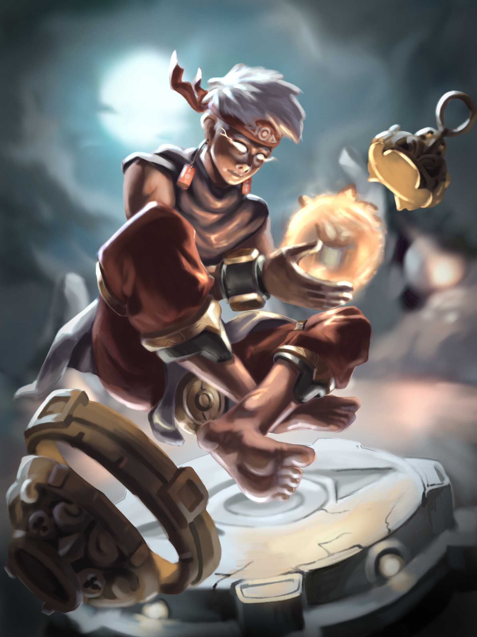 ArtStation - Shaka (mountain god)