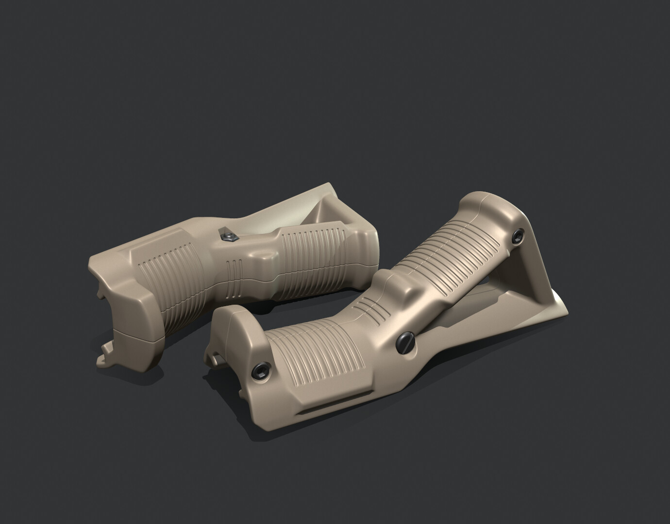 ArtStation - Angled Fore Grip High Poly