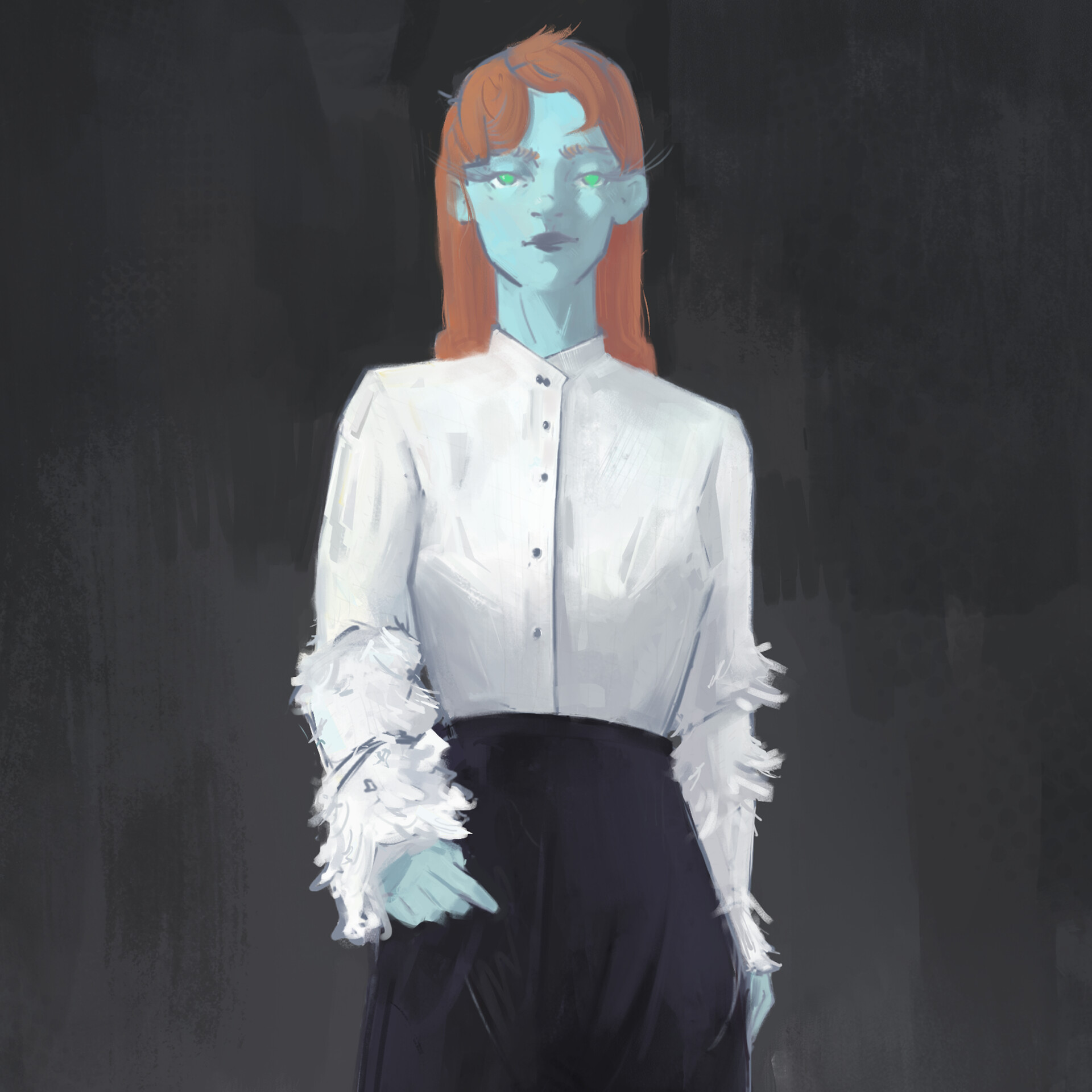 ArtStation - Character Design - The Blue Queen