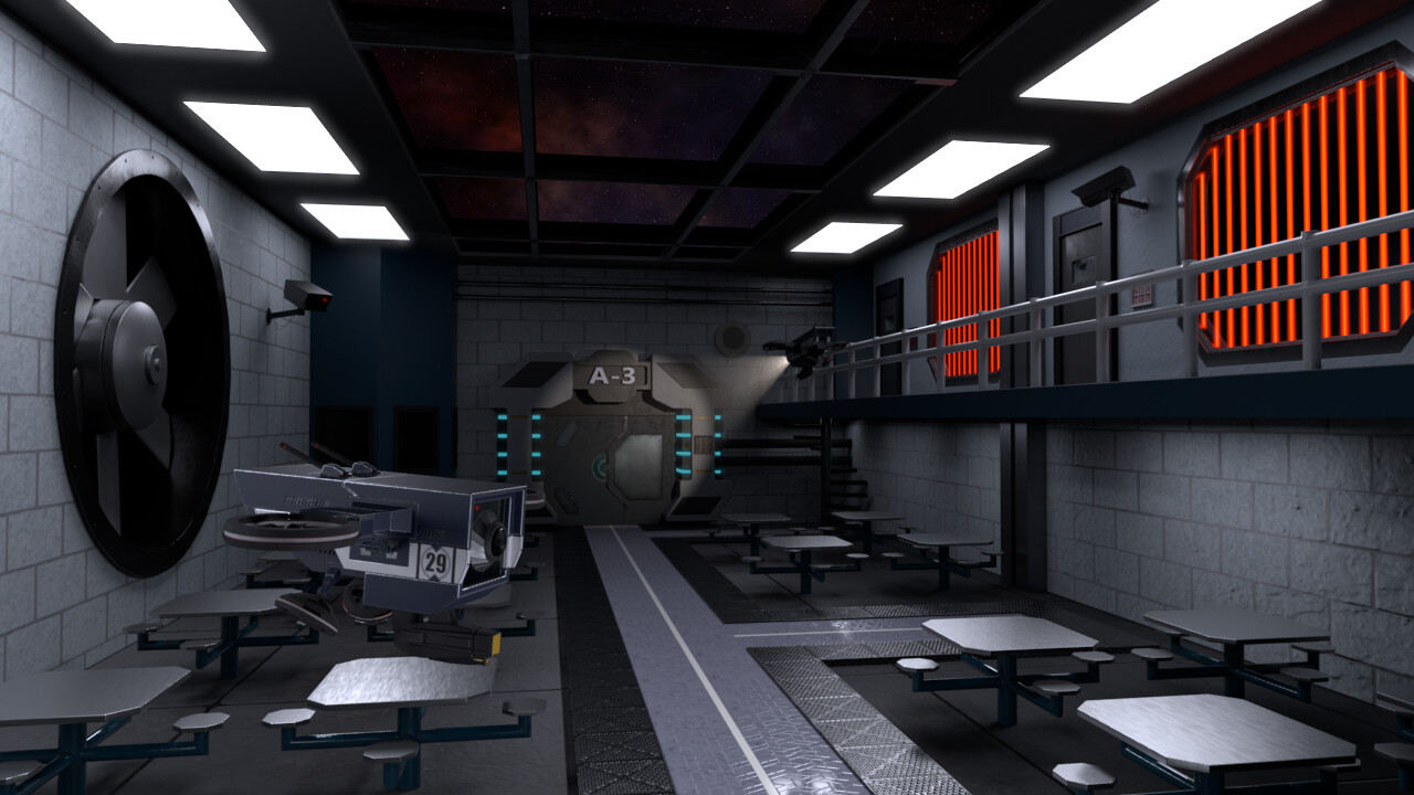 ArtStation - SciFi Prison