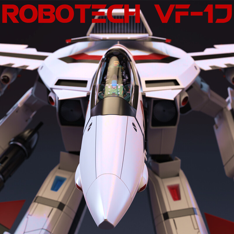 ArtStation - Robotech VF-1J Valkyrie
