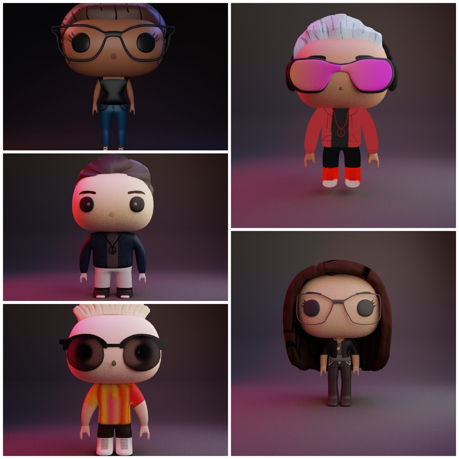 ArtStation - Custom Funko POP I made for my friends