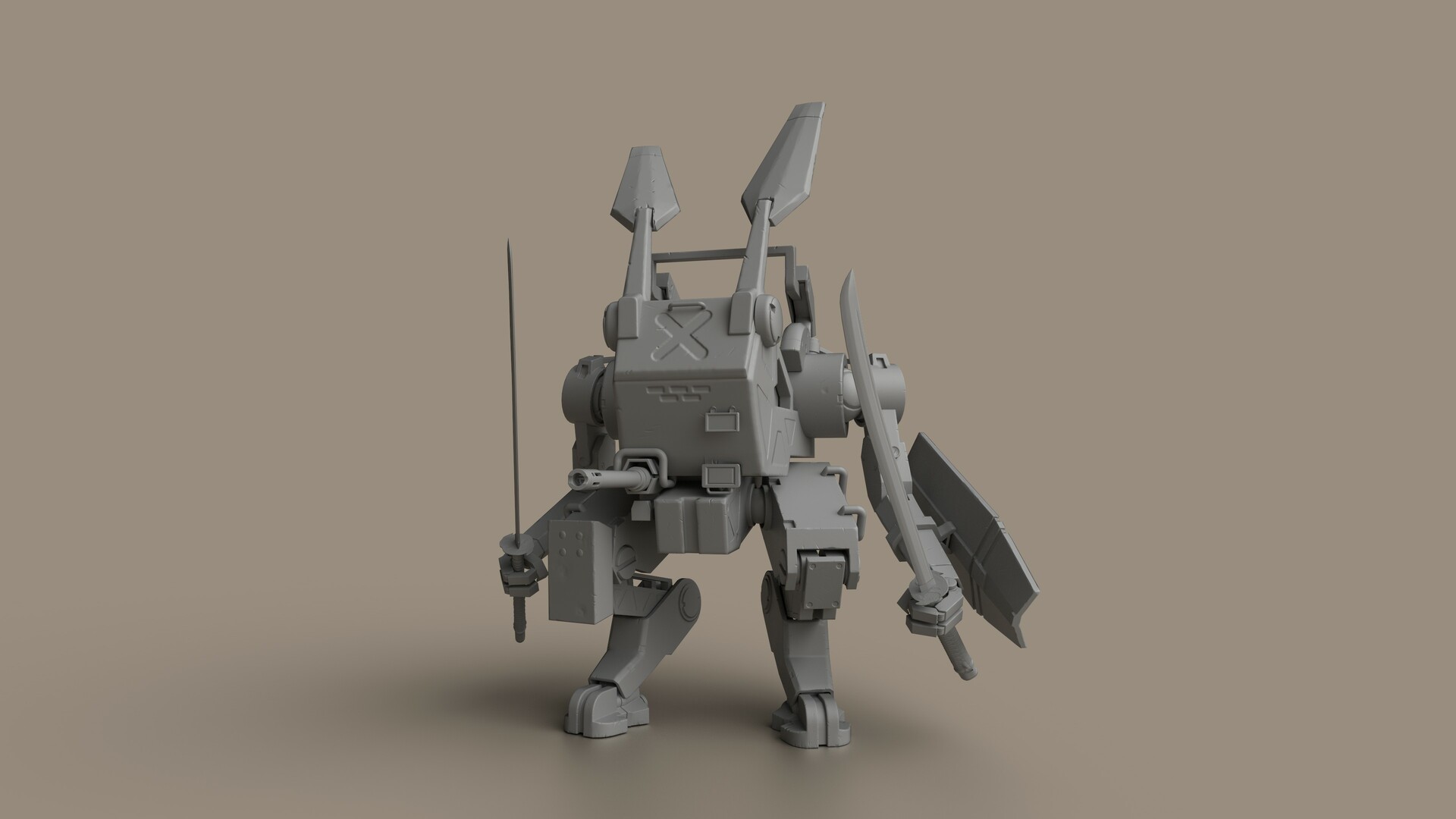 ArtStation - Bunny Mech WIP
