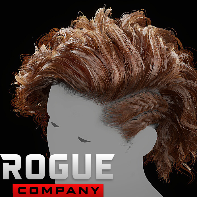 ArtStation - Scorch Hair - ROGUE COMPANY