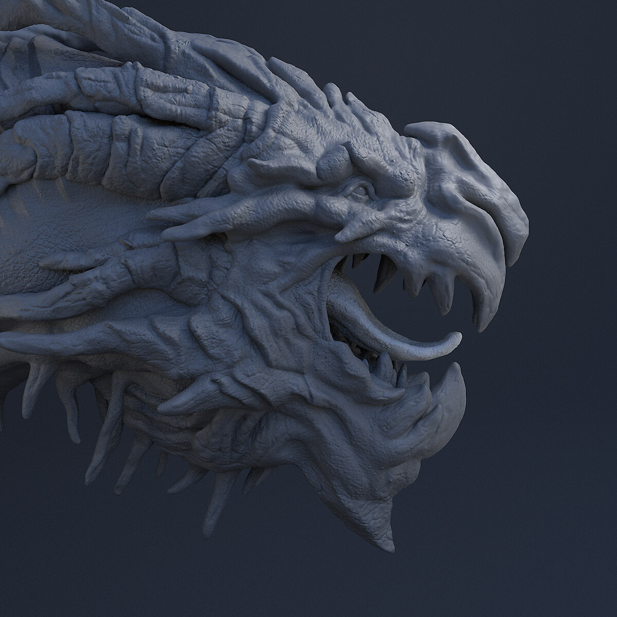 ArtStation - Personal project: 3D dragon