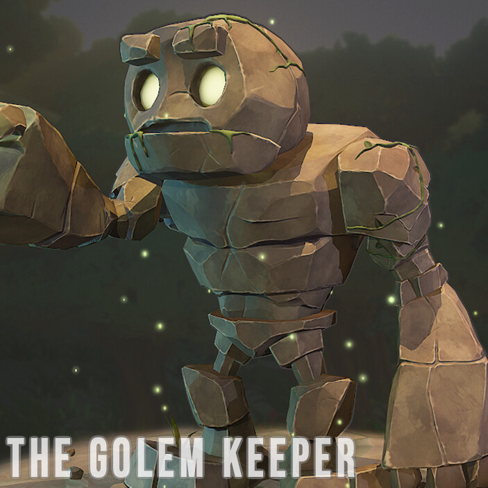 ArtStation - Stylized Character - The Golem Keeper