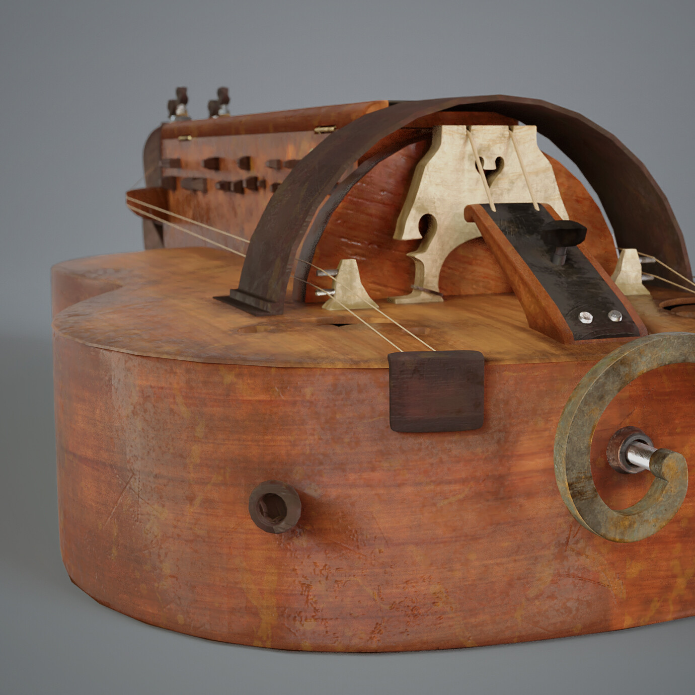 ArtStation - An old hurdy gurdy