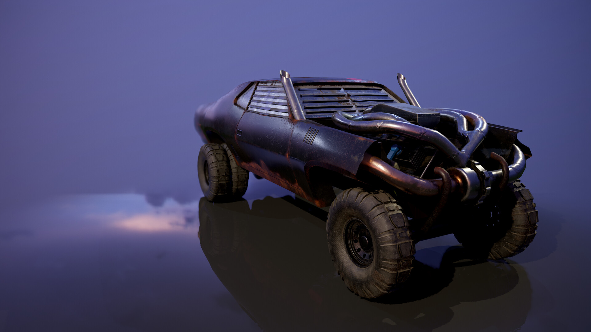 ArtStation - Post Apocalypse car