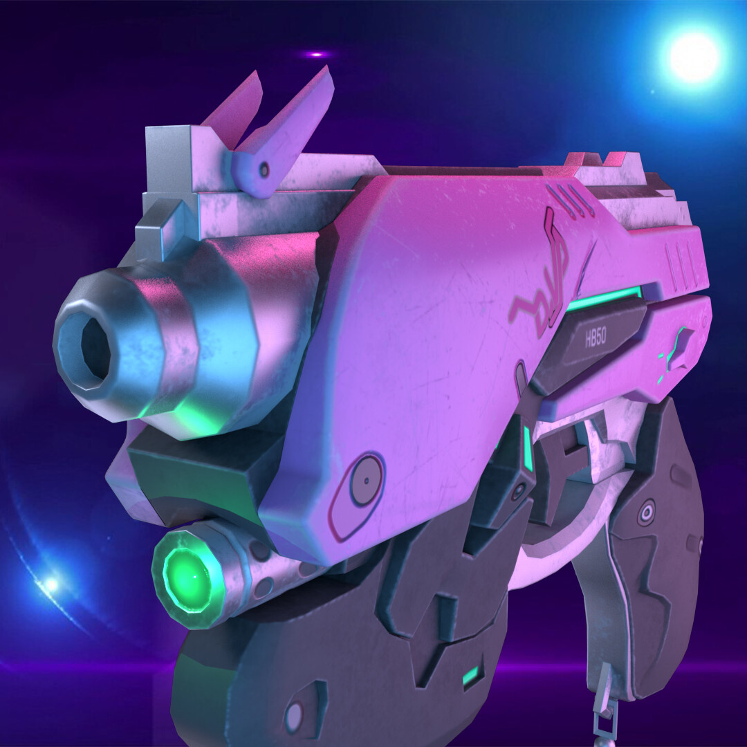ArtStation - D.Va's Light Gun (Overwatch)