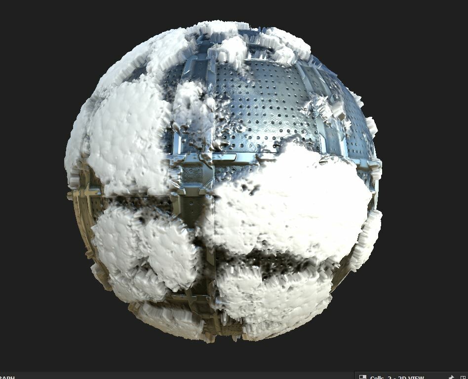 ArtStation - Snow On Metal