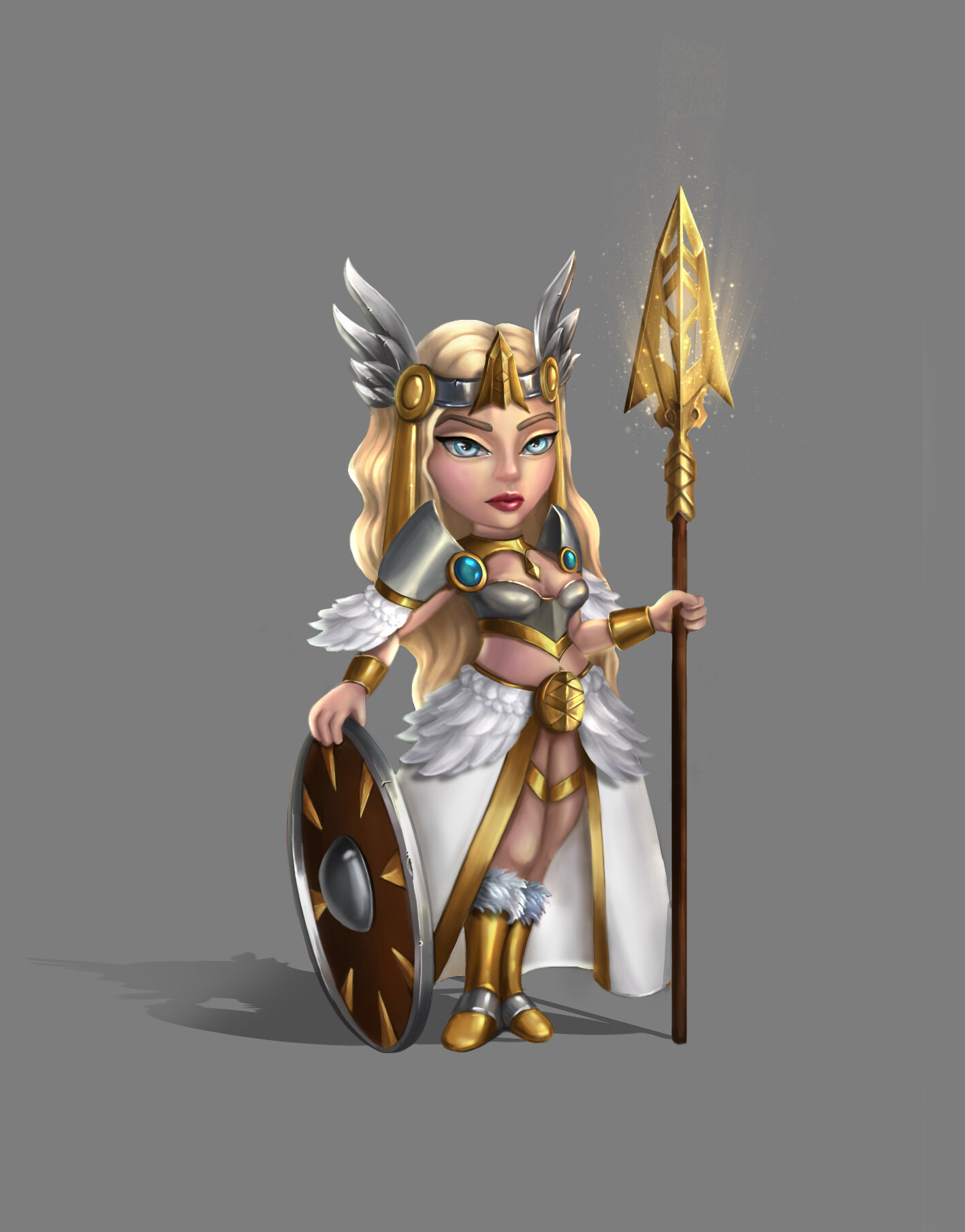 ArtStation - Character in primitive style for game progect