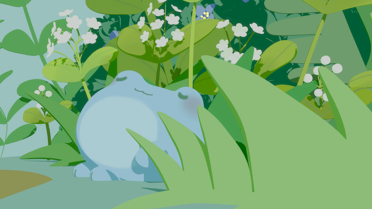 Sunny Hong 3D Modeler/3D Generalist - Ayu's Happy Frog