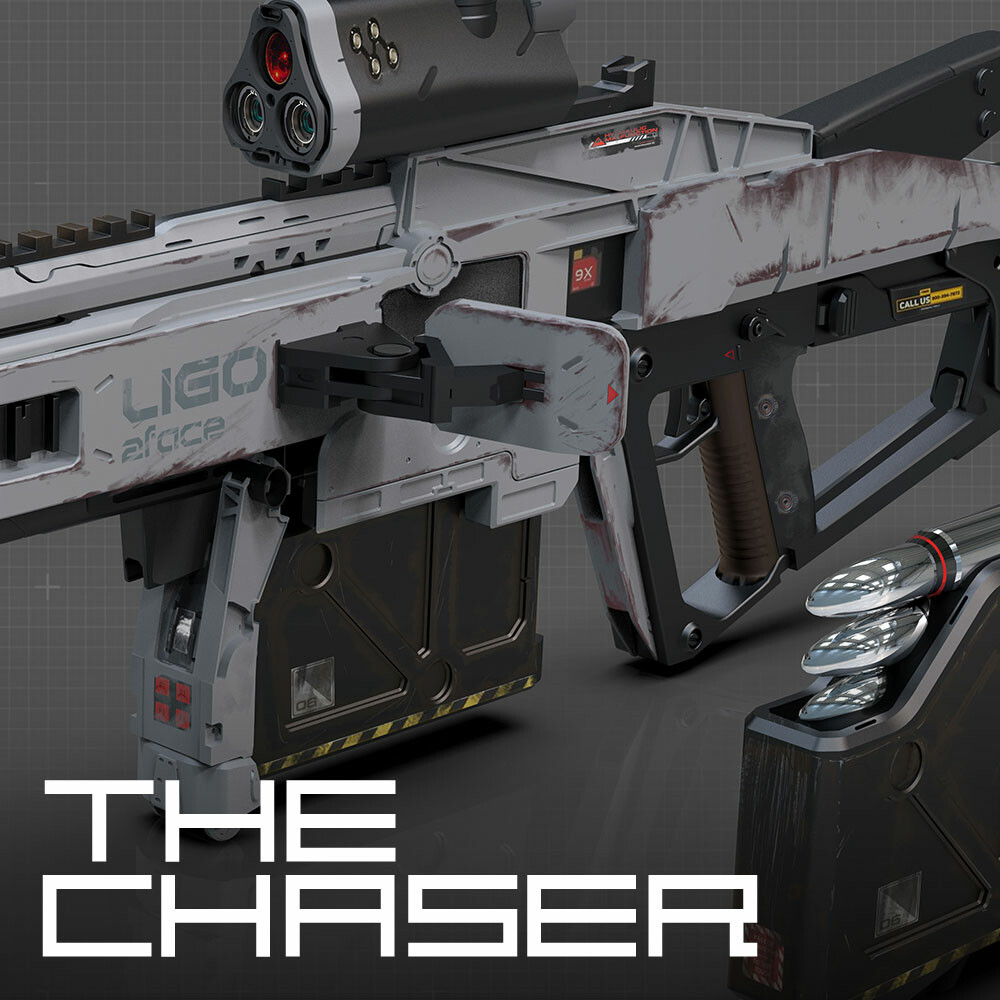 ArtStation - The Chaser-Sniper Rifle