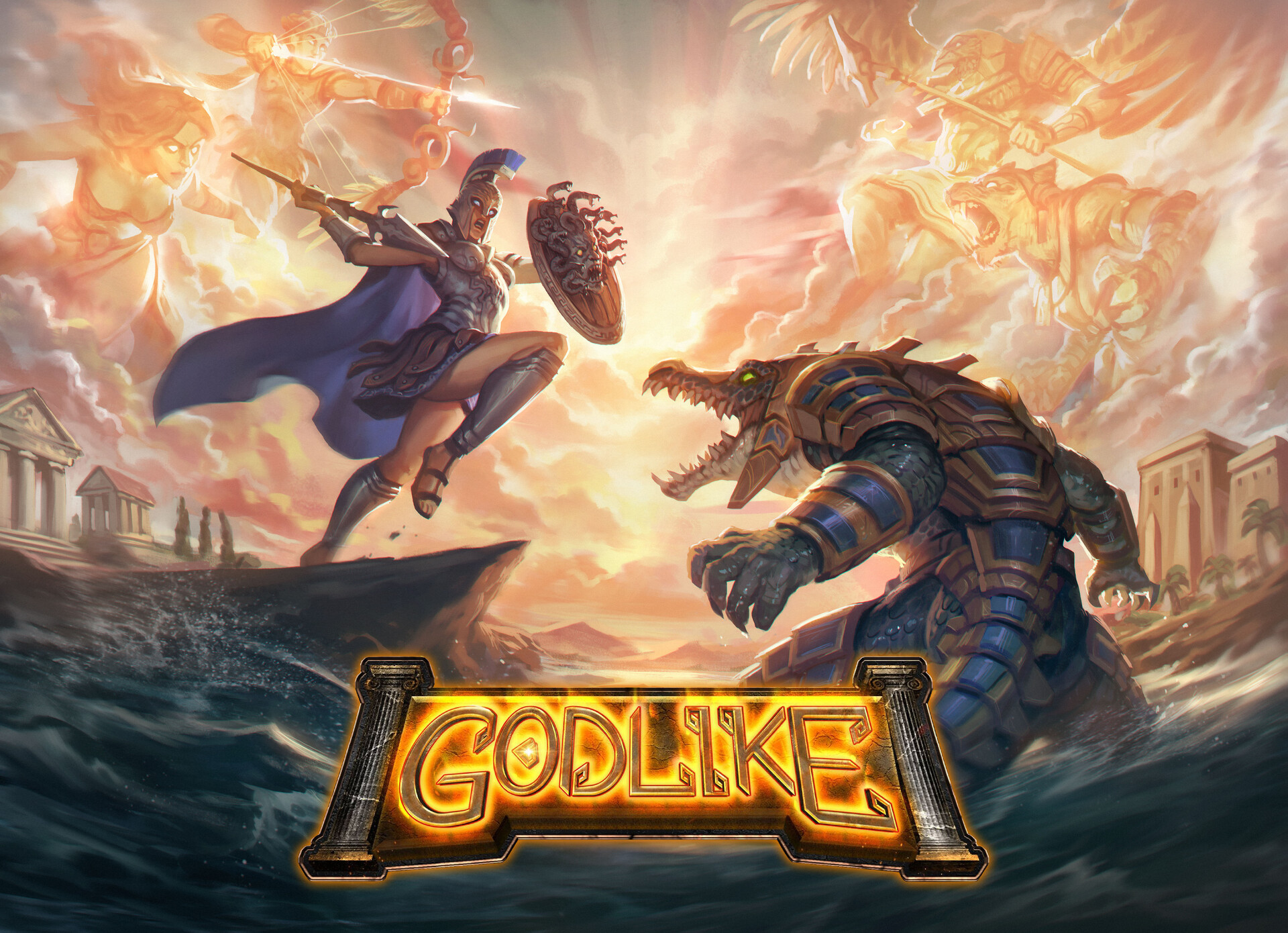 ArtStation - GODLIKE [Tabletop Game] - Cover Art