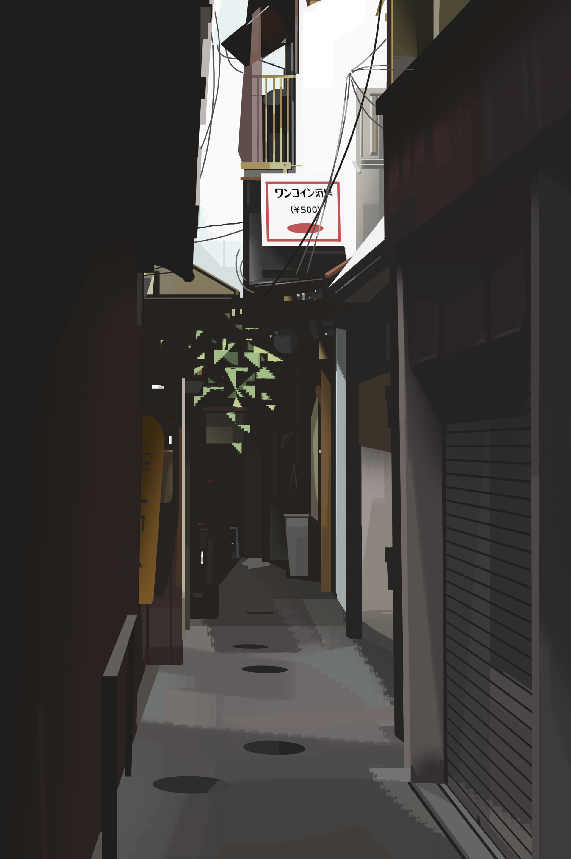 ArtStation - Japanese alley 4