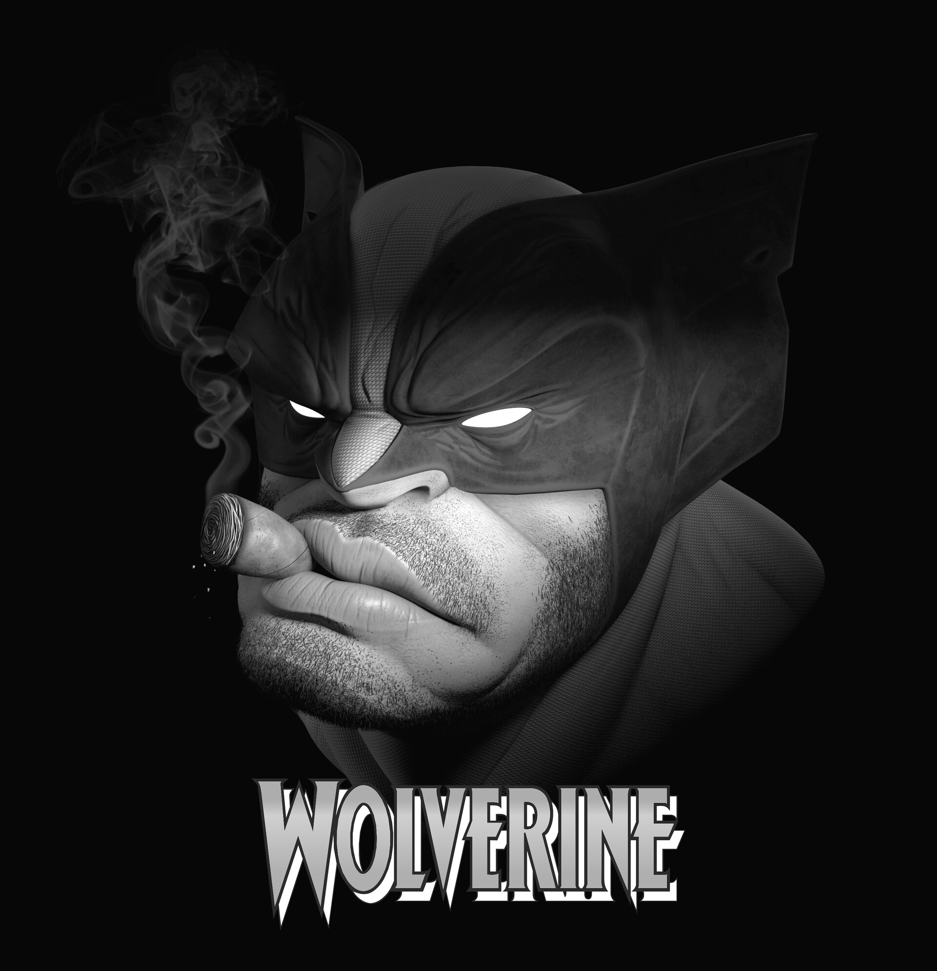 ArtStation - Wolverine - Stylized Bust