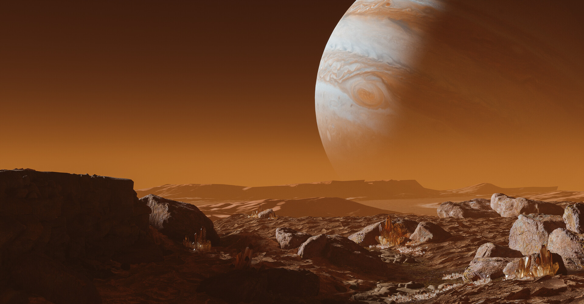 ArtStation - The Moons of our Solar System: Io