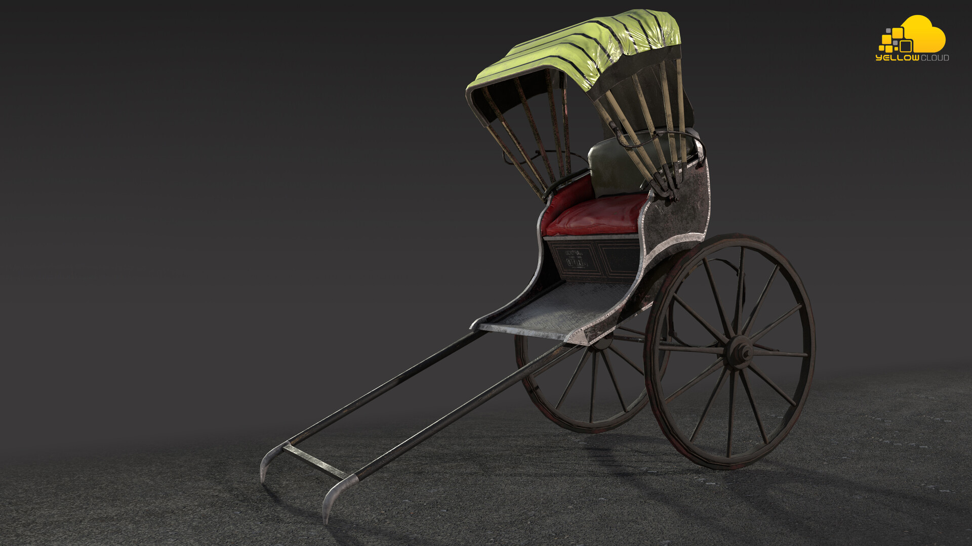 ArtStation - Hand Pulled Rickshaw