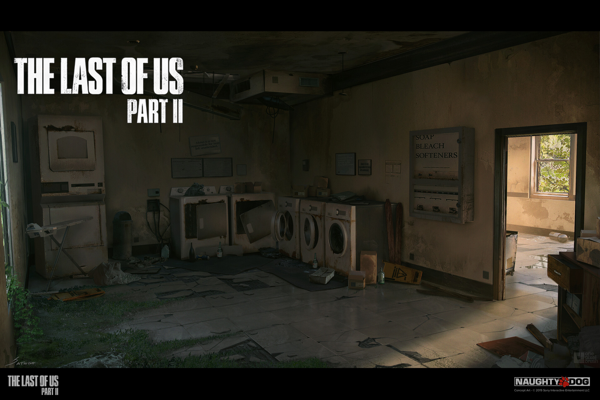 ArtStation - The Last of Us: Part 2 Boutique-Motel Laundry