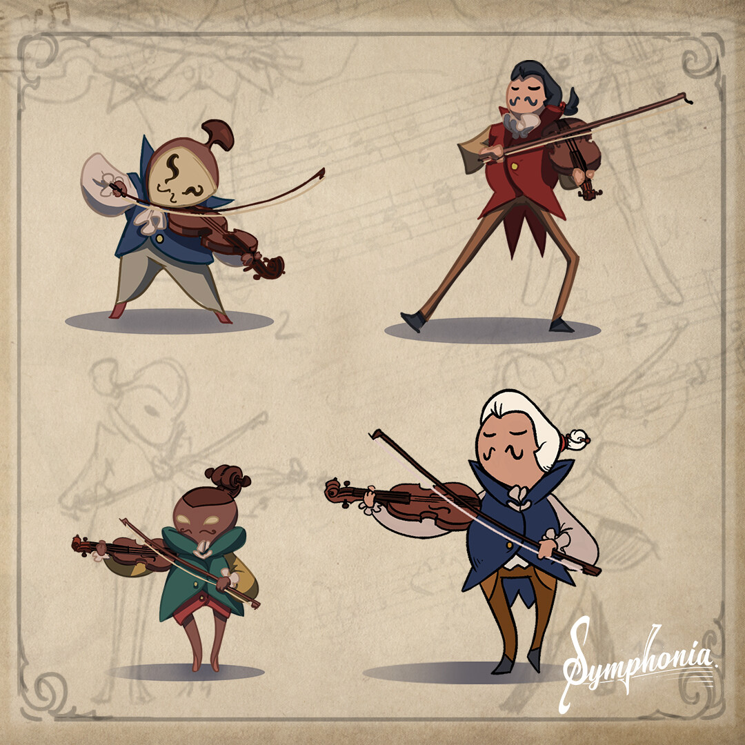 ArtStation - Symphonia Character Concepts