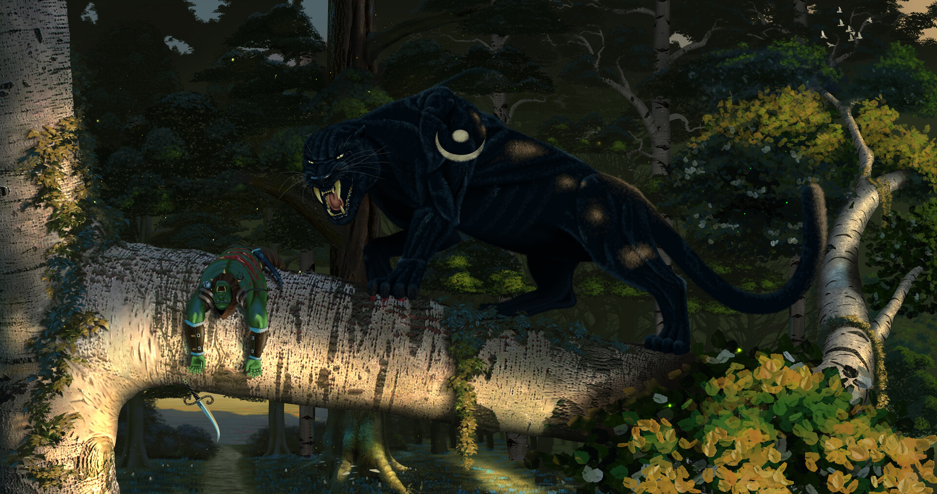 ArtStation - Night elf Feral Druid