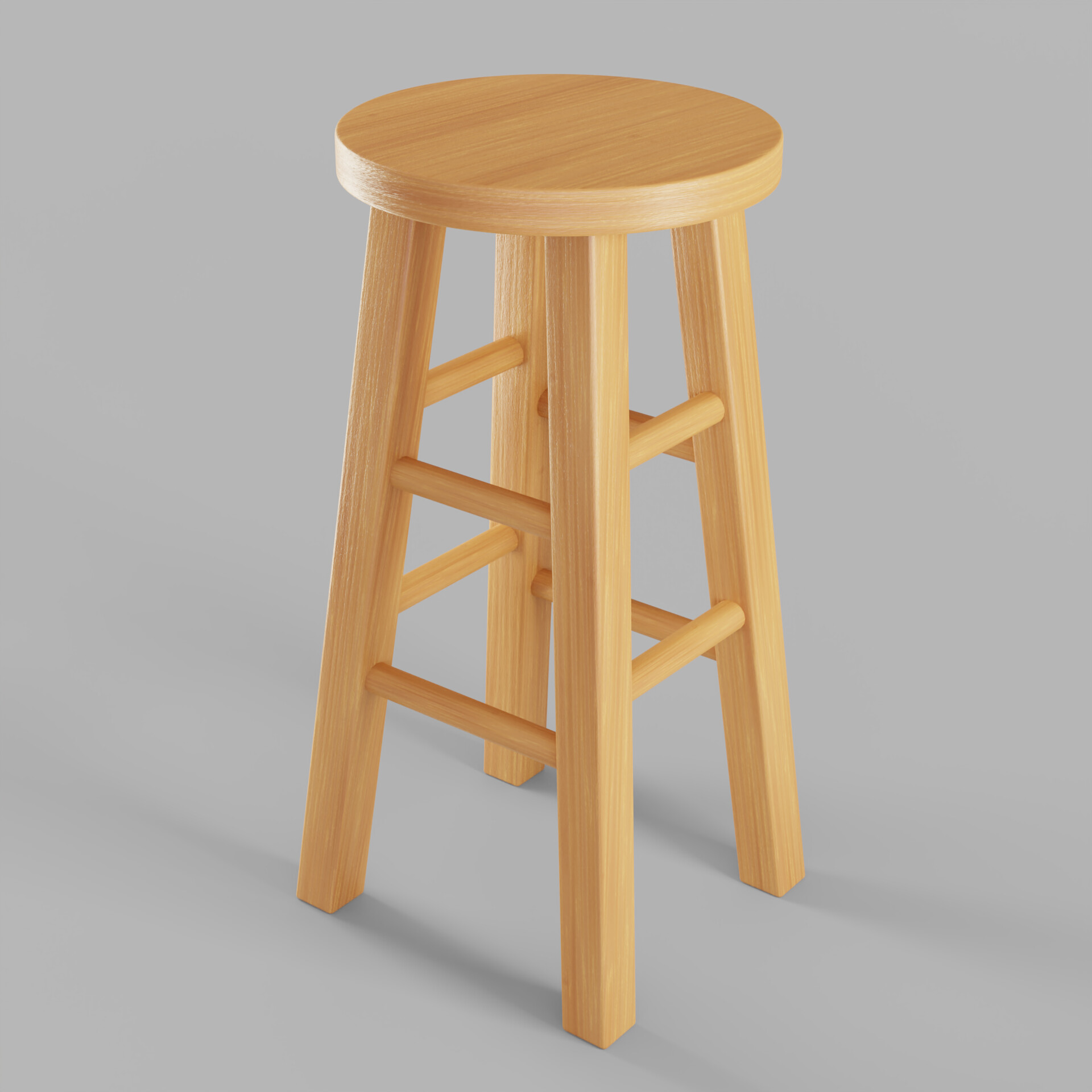 ArtStation - How to create a Wooden Stool (Blender Tutorial)