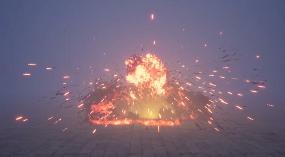 ArtStation - Realistic explosion