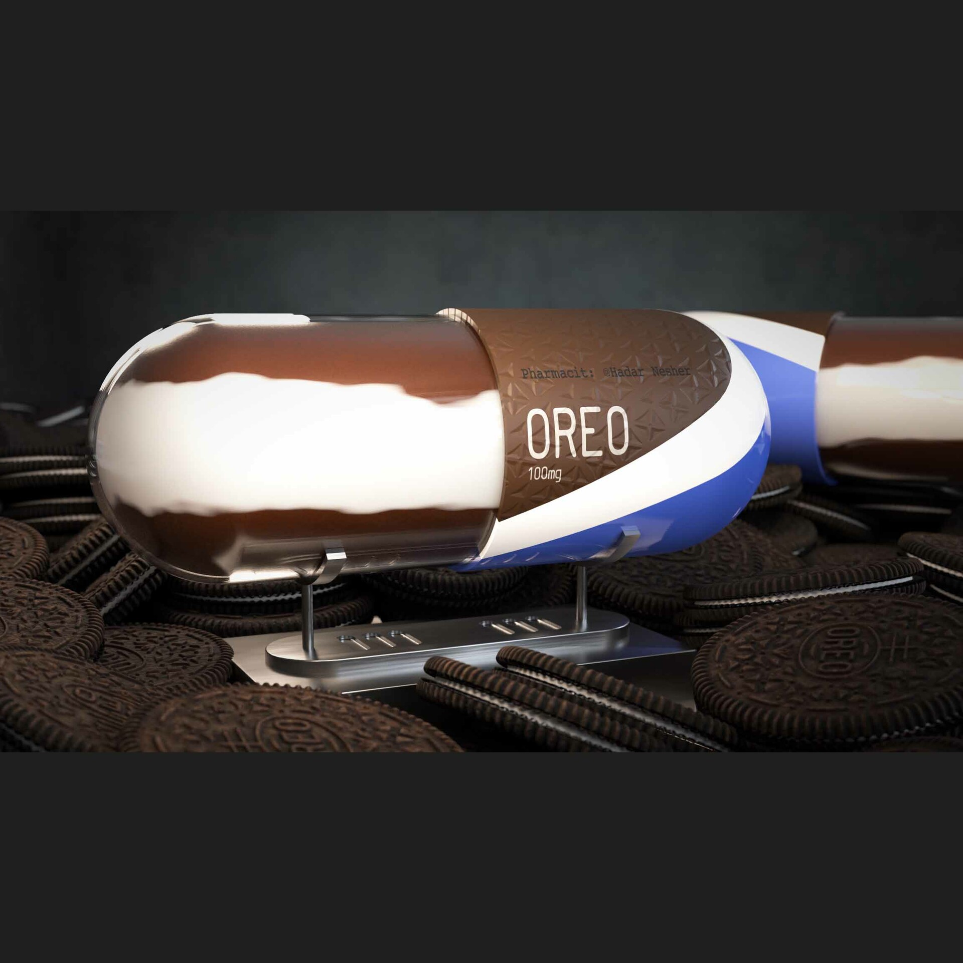 ArtStation - OREO pills! The most delicious pill on Earth! :)
