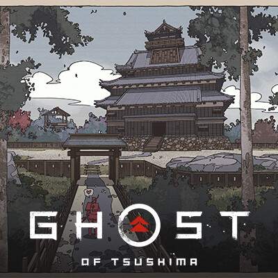 ArtStation - Ghost of Tsushima - Castle Kaneda