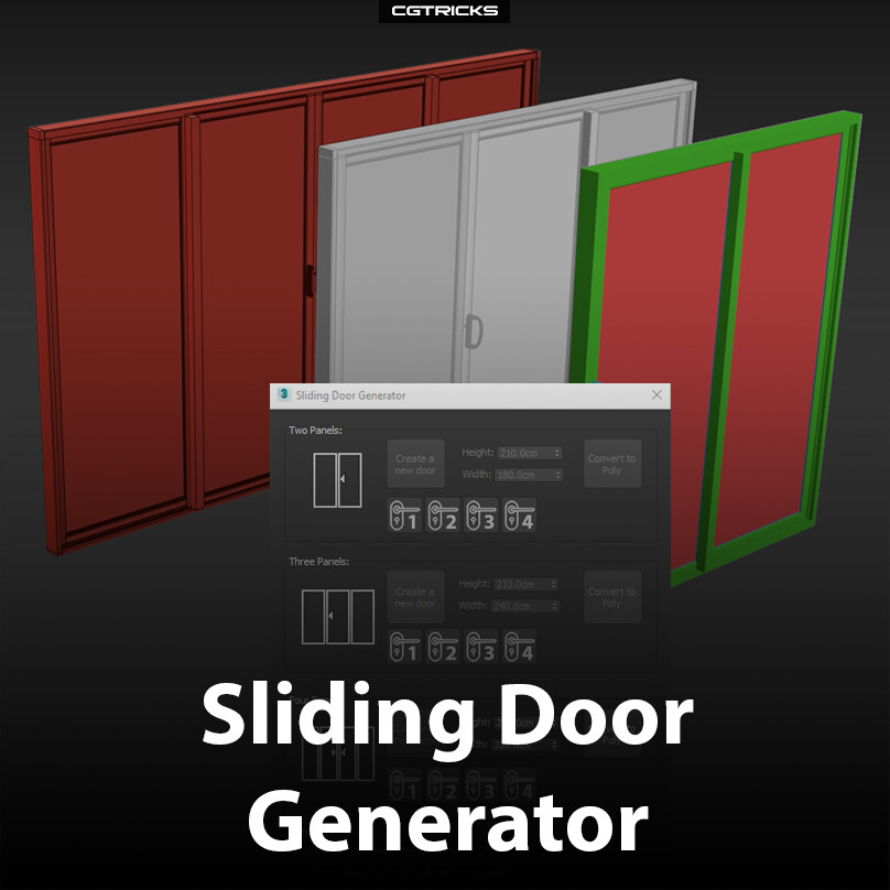 ArtStation - Sliding Door Generator