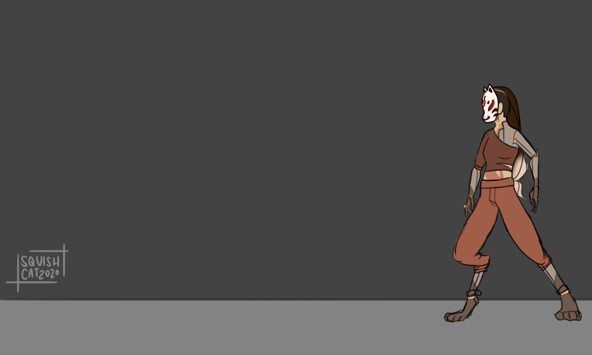 ArtStation - Fox fight gif