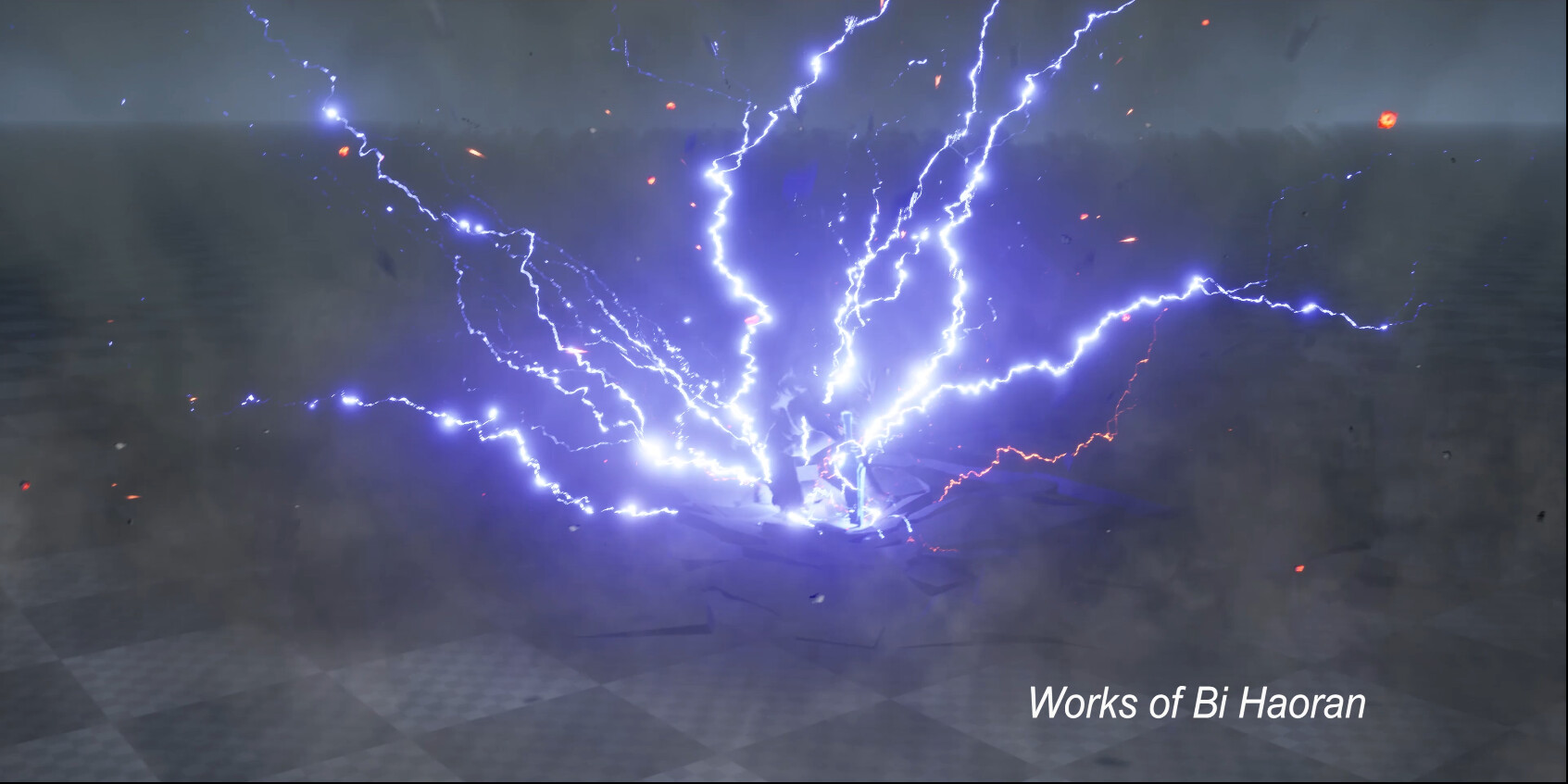 ArtStation - UE4_Lightning swordsman