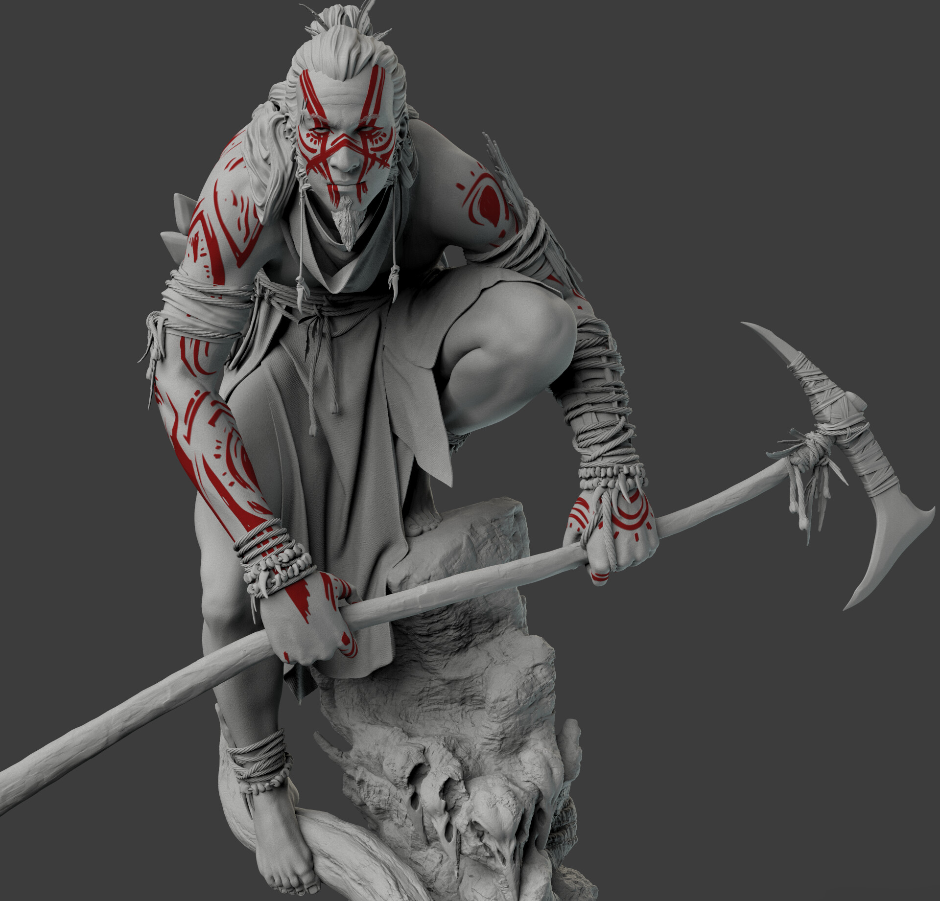 ArtStation - Demon Tribe Warrior
