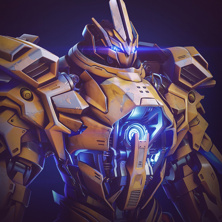 ArtStation - Mech Warrior 02