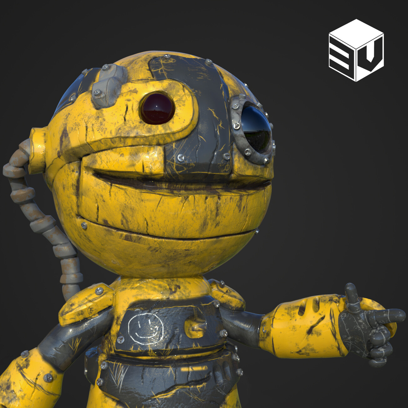 ArtStation - Yellow Robot Character