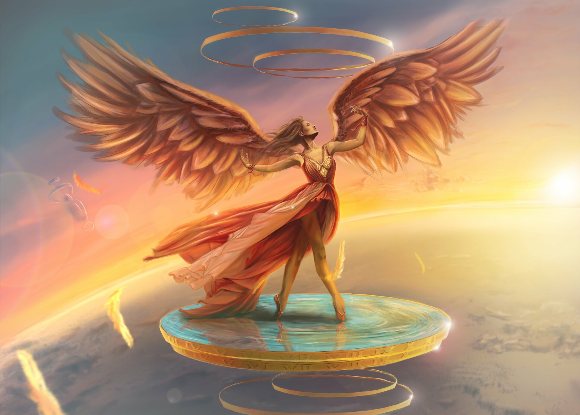 ArtStation - Dancing Angel