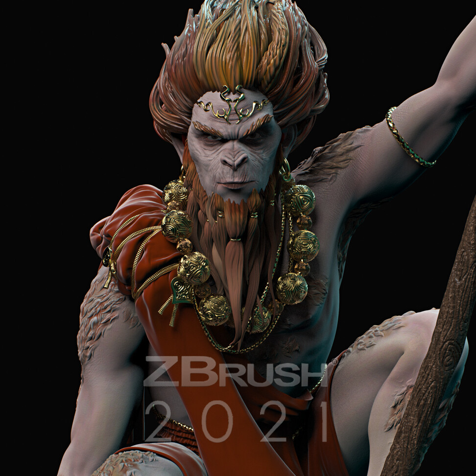 ArtStation - Monkey King - Beta ZBrush 2021