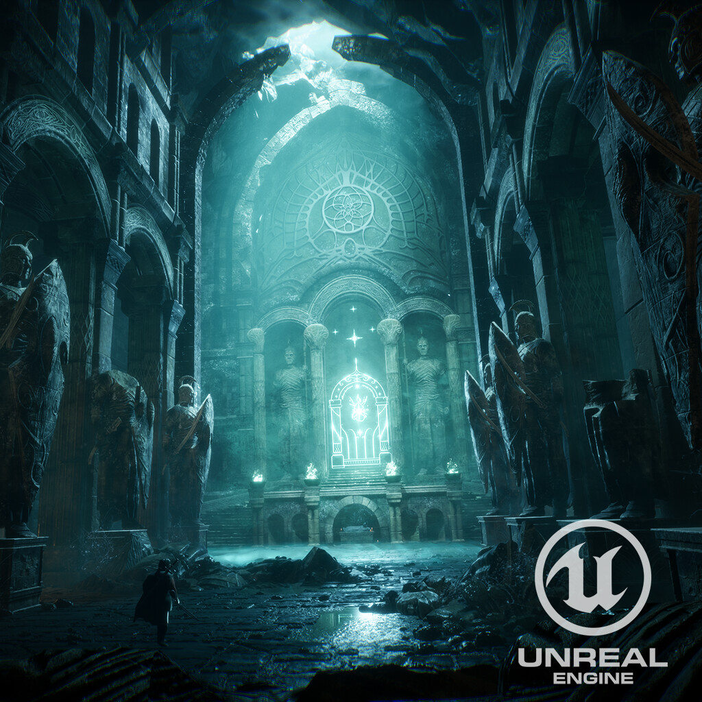 ArtStation - Ithildin Door UE4 Shadow of War Fanart