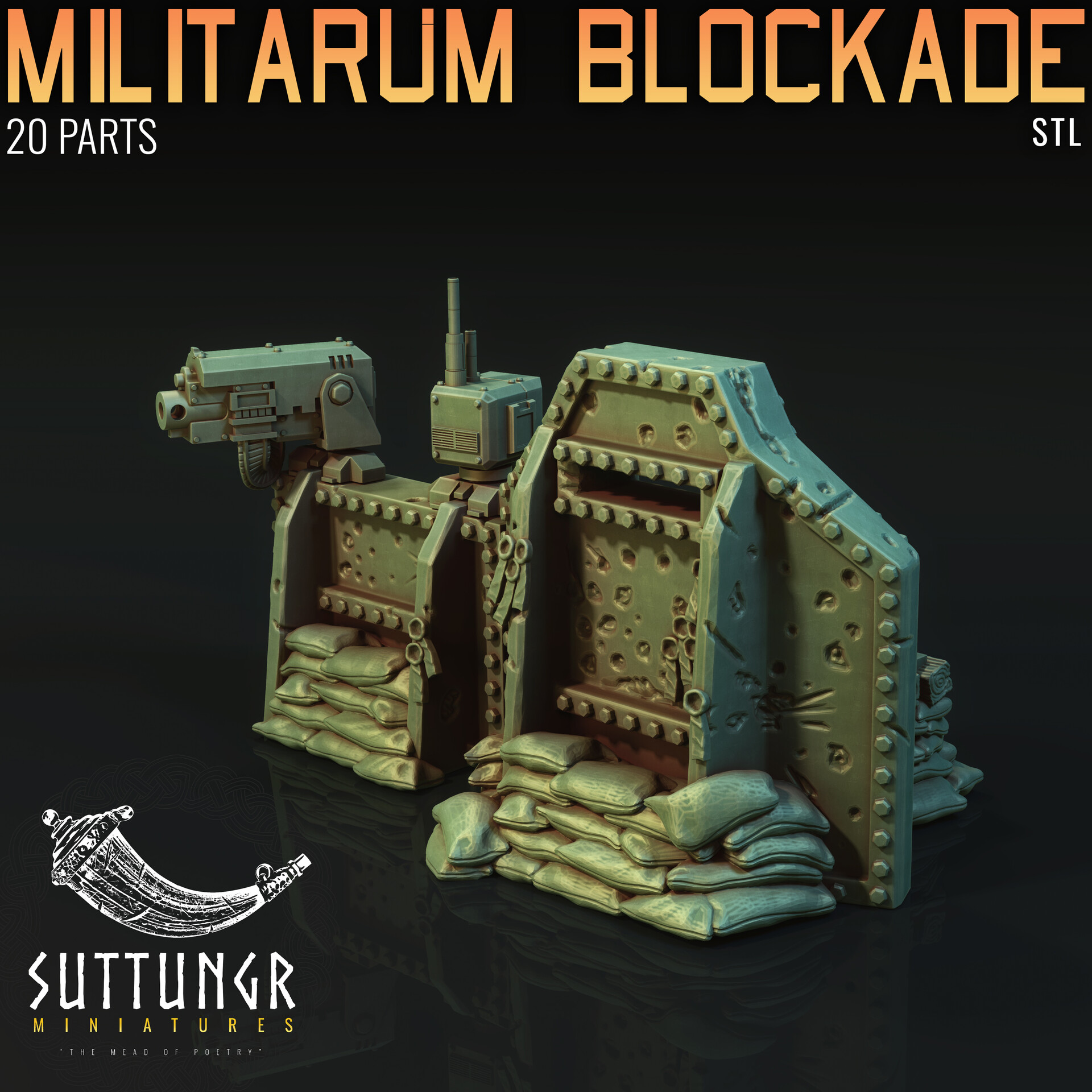ArtStation - Militarum Blockade - 3D Print
