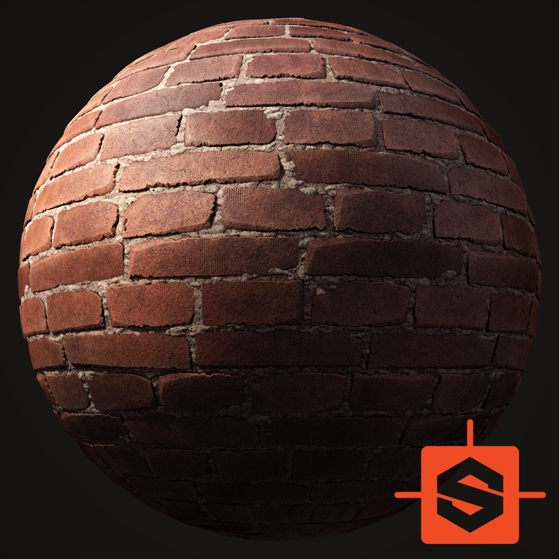 ArtStation - Substance Designer Brick Wall Study