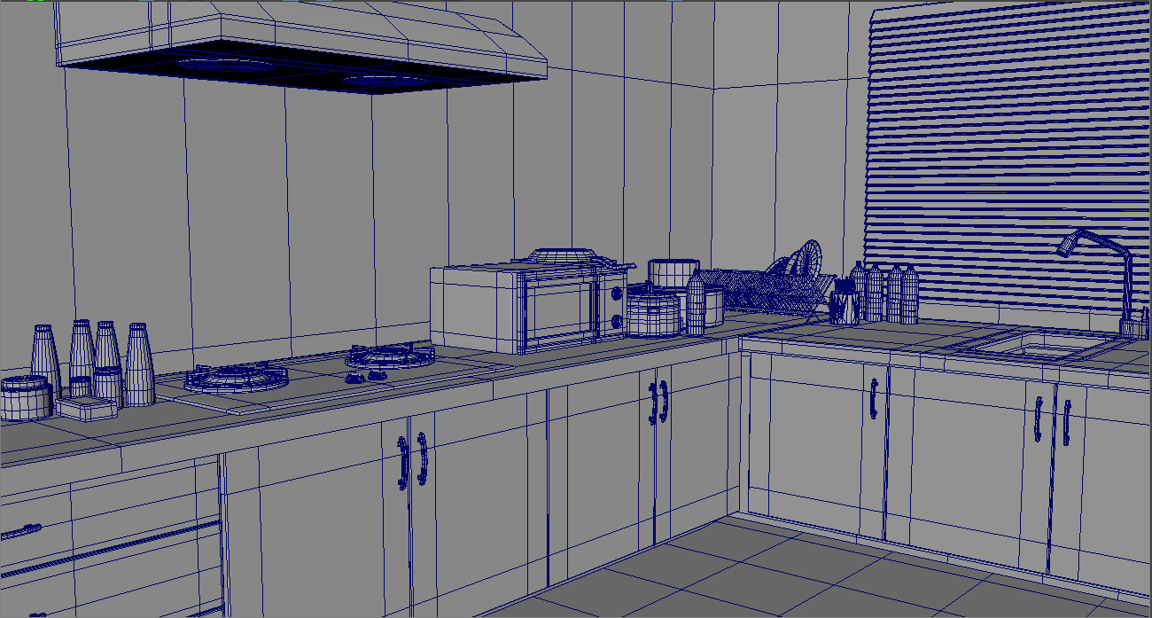 ArtStation - Kitchen Modelling