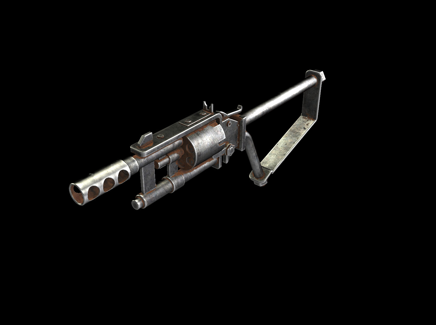 ArtStation - Pipe Revolver Rifle - FO4