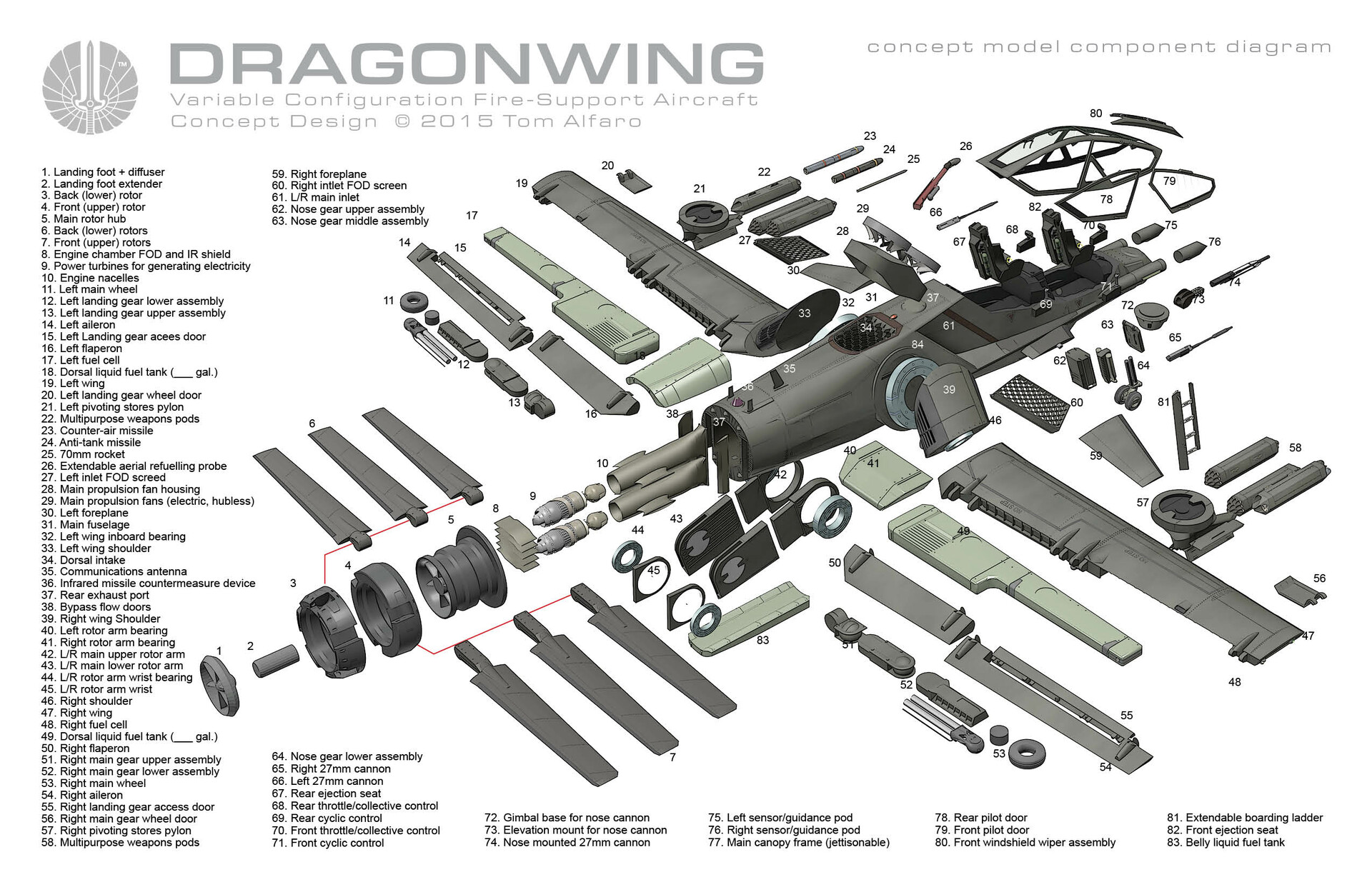ArtStation - DRAGONWING TECHNICAL ILLUSTRATIONS