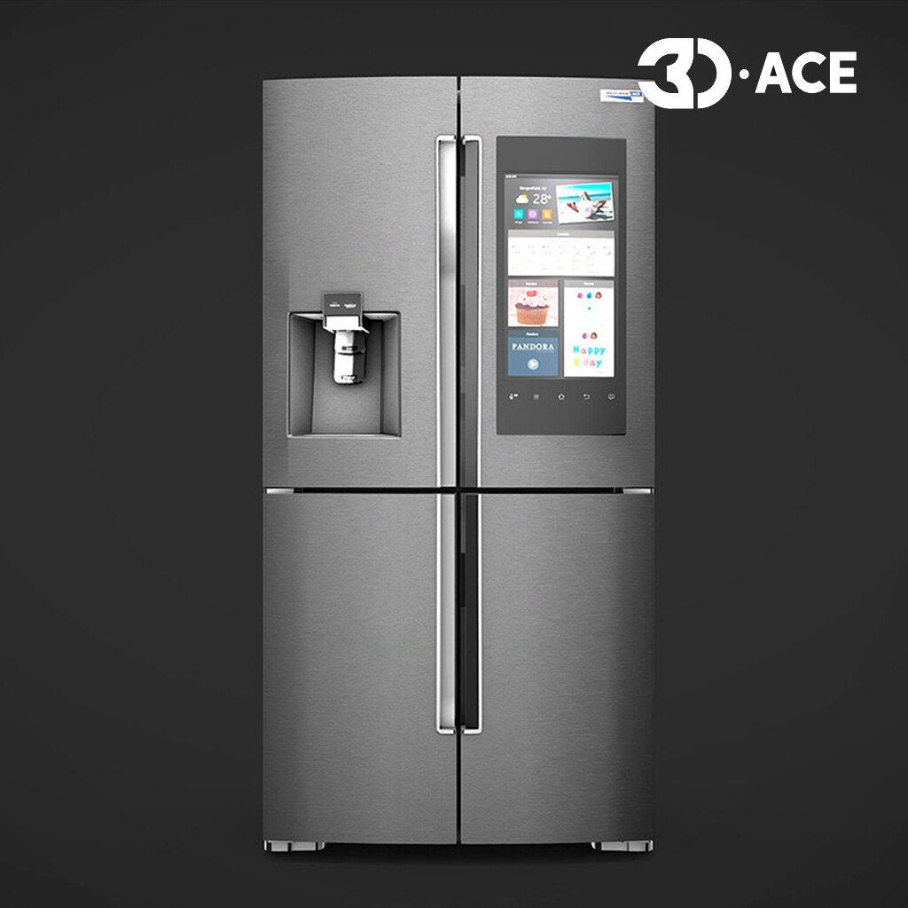 ArtStation - Kitchen fridge 3D visualization