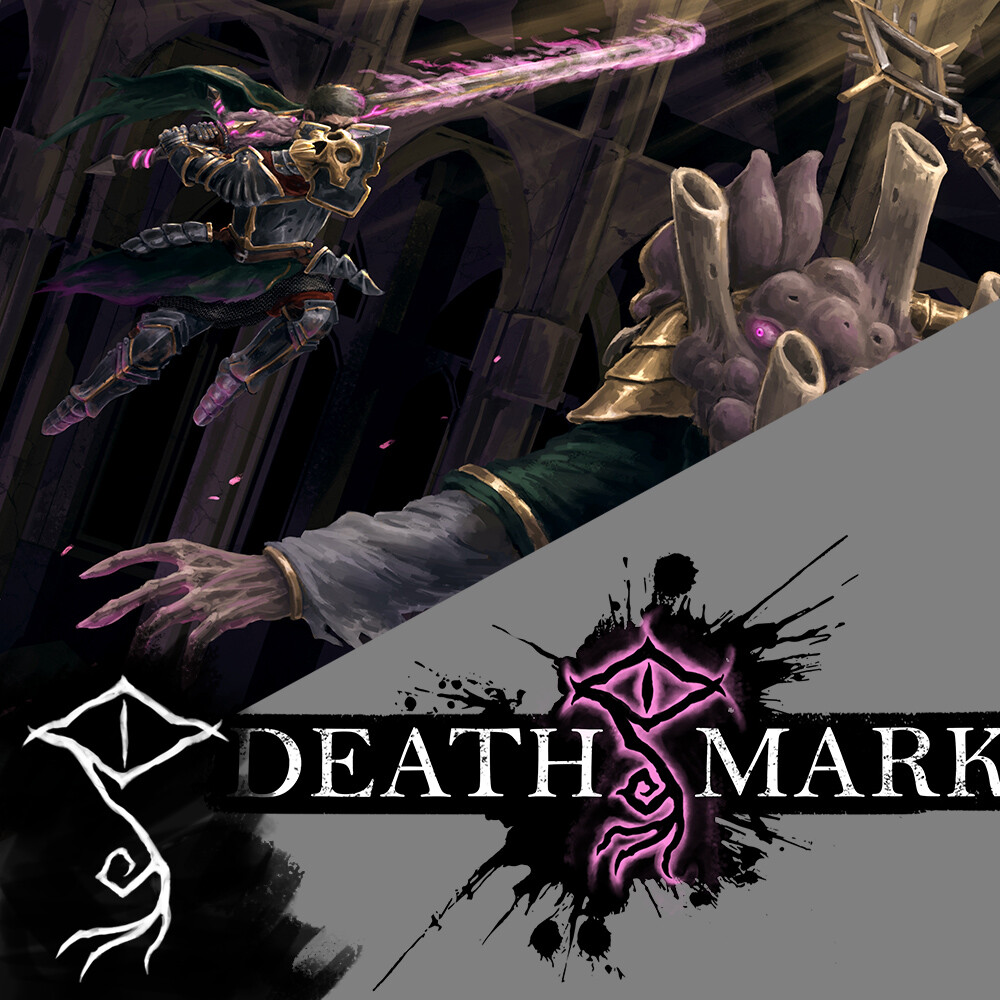 ArtStation - DEATH/MARK - Key Art & Logo