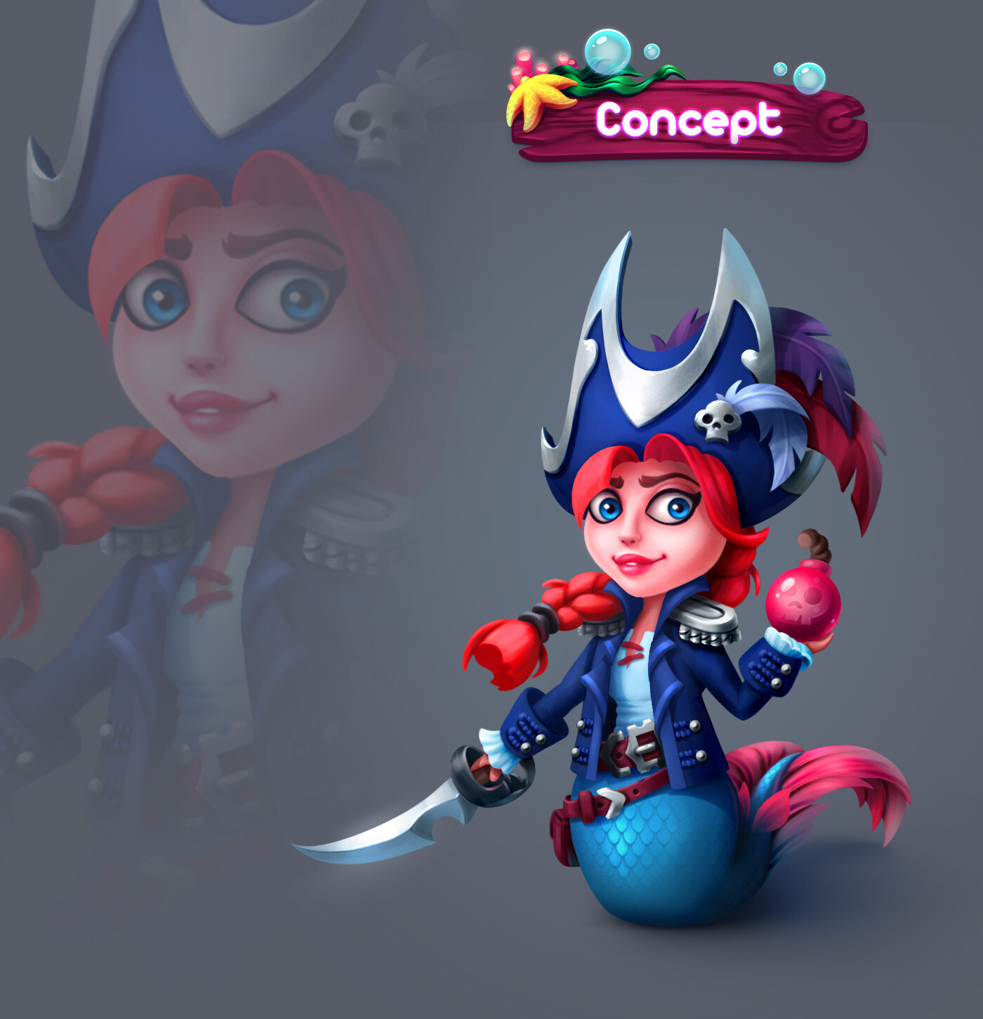 ArtStation - Pirate Mermaid